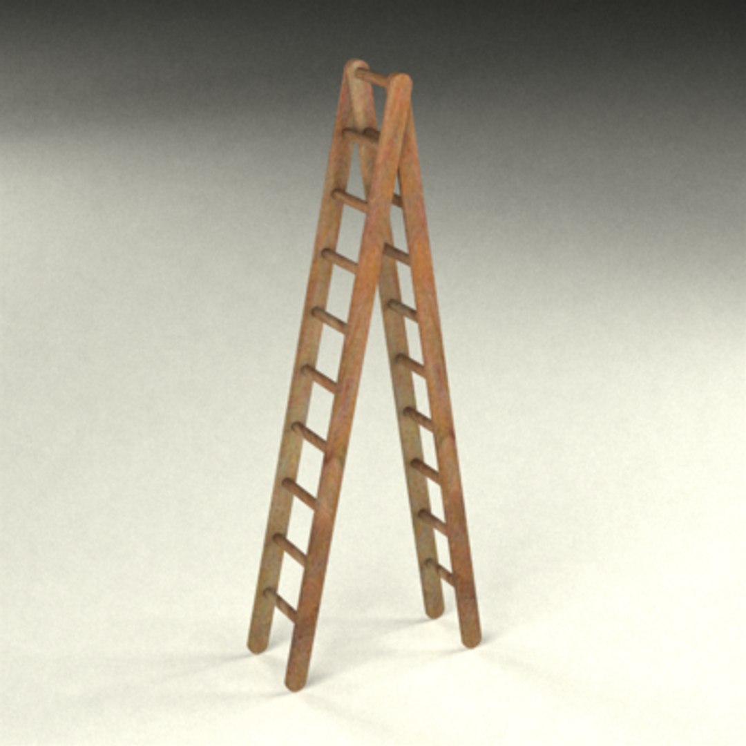 Ladder Stepladder 3d Max