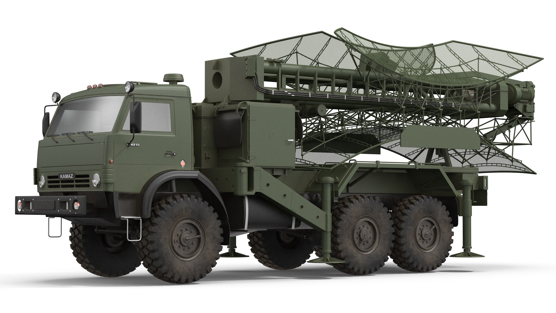 Kasta 2E2 Antenna Truck 3D model - TurboSquid 1779269