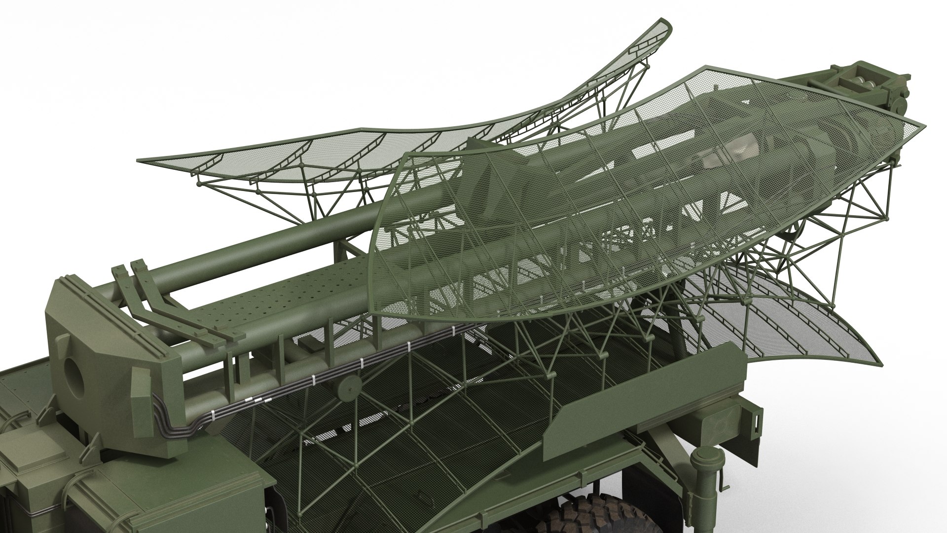 Kasta 2E2 Antenna Truck 3D model - TurboSquid 1779269