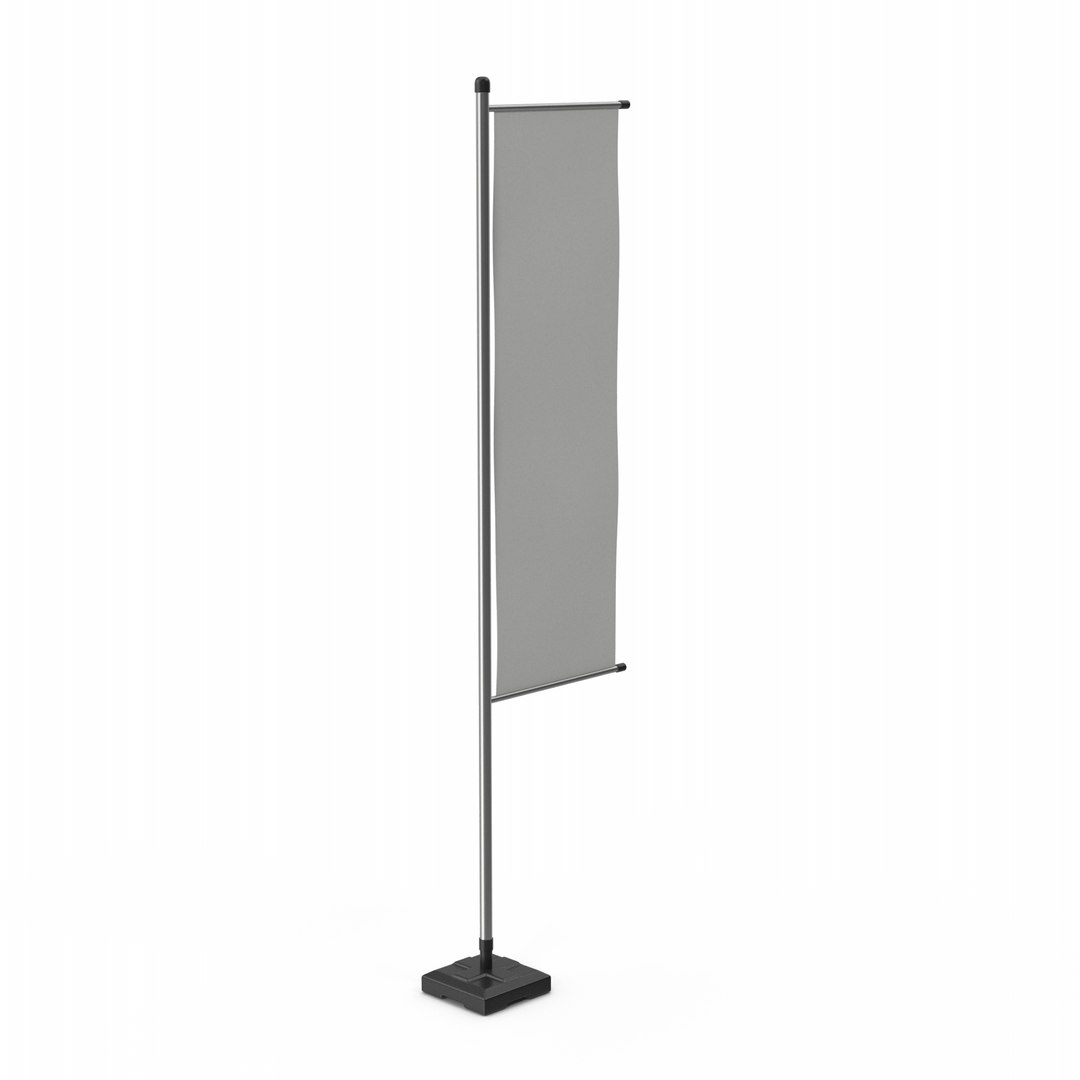 3D Flag Banner Model - TurboSquid 2179850