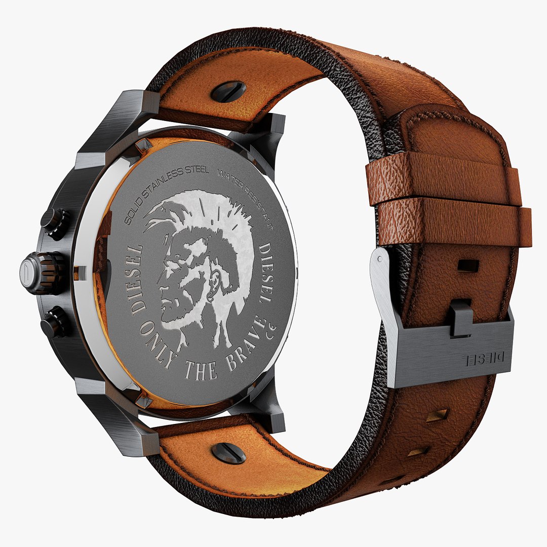 Realistic Wrist Watch Diesel 3D - TurboSquid 1456929
