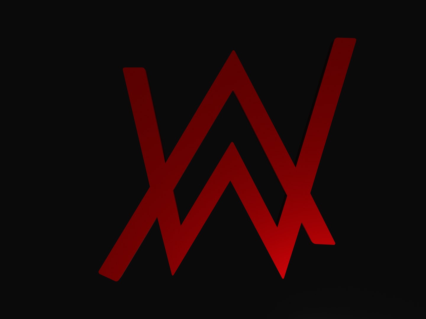 3D Alan Walkar Logo Model - TurboSquid 1819906