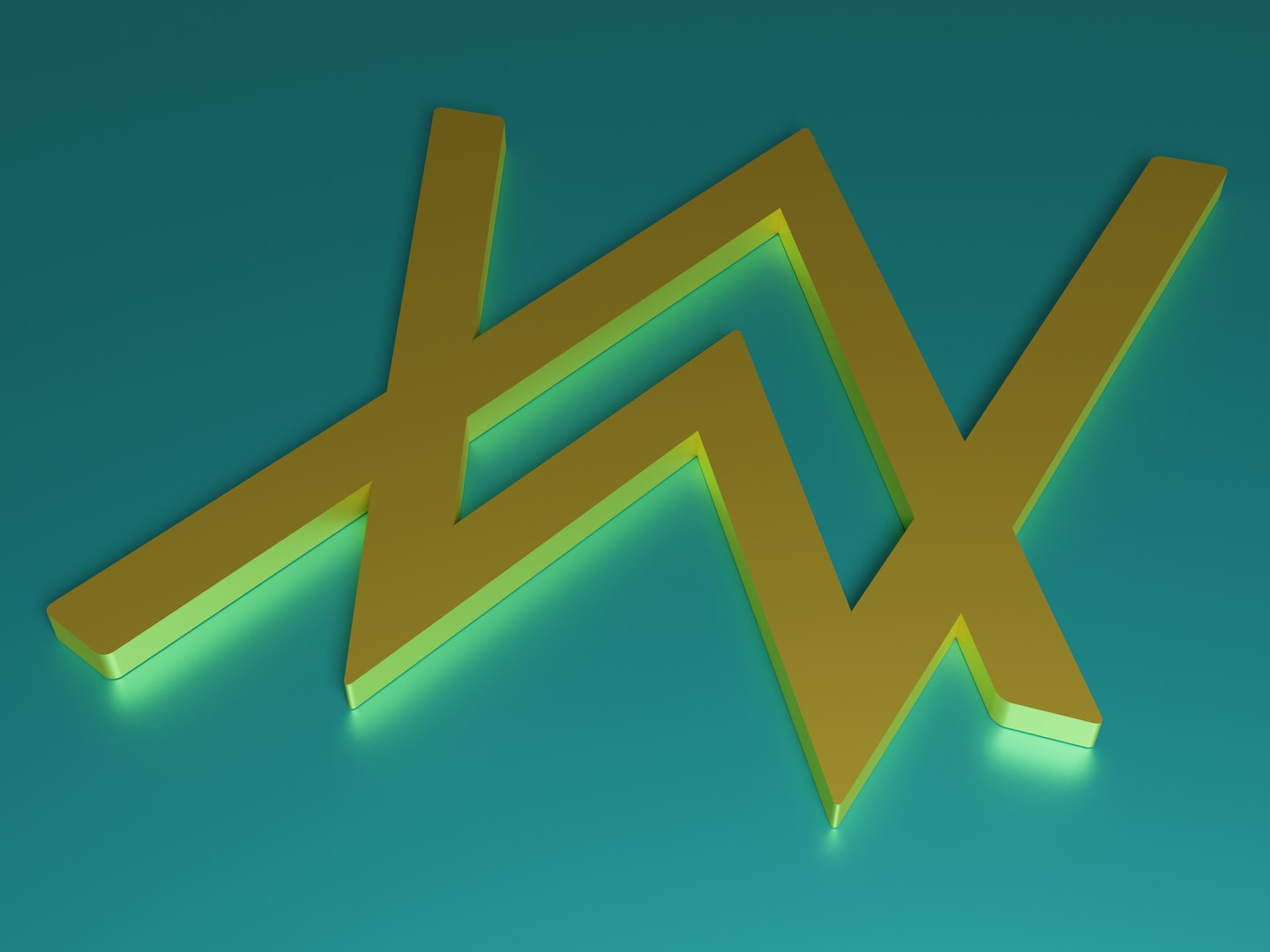 3D Alan Walkar Logo Model - TurboSquid 1819906