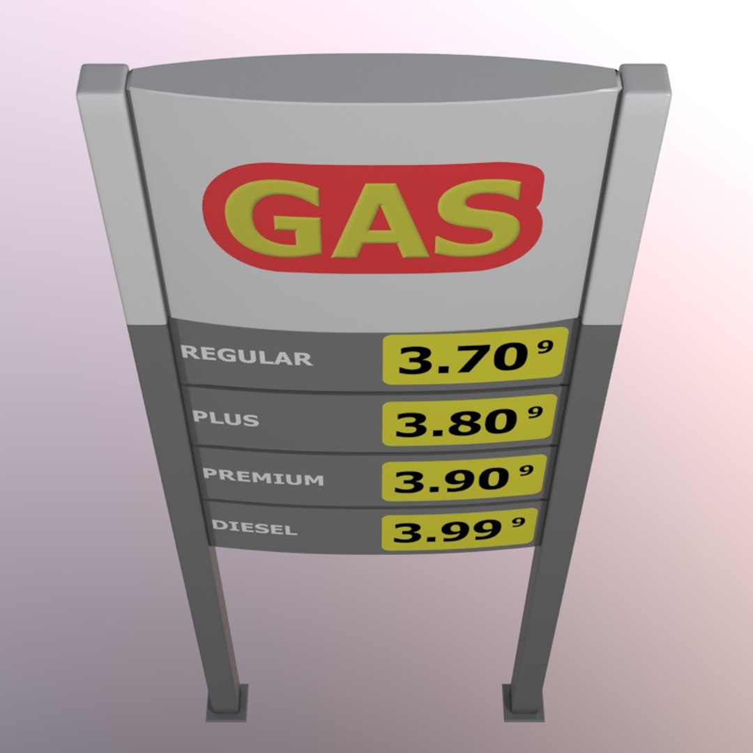 Max Gas Price Sign