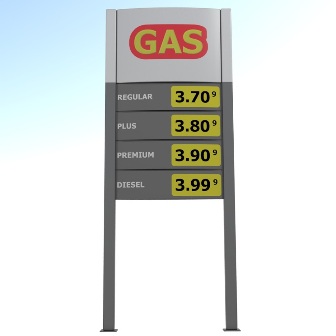 Max Gas Price Sign