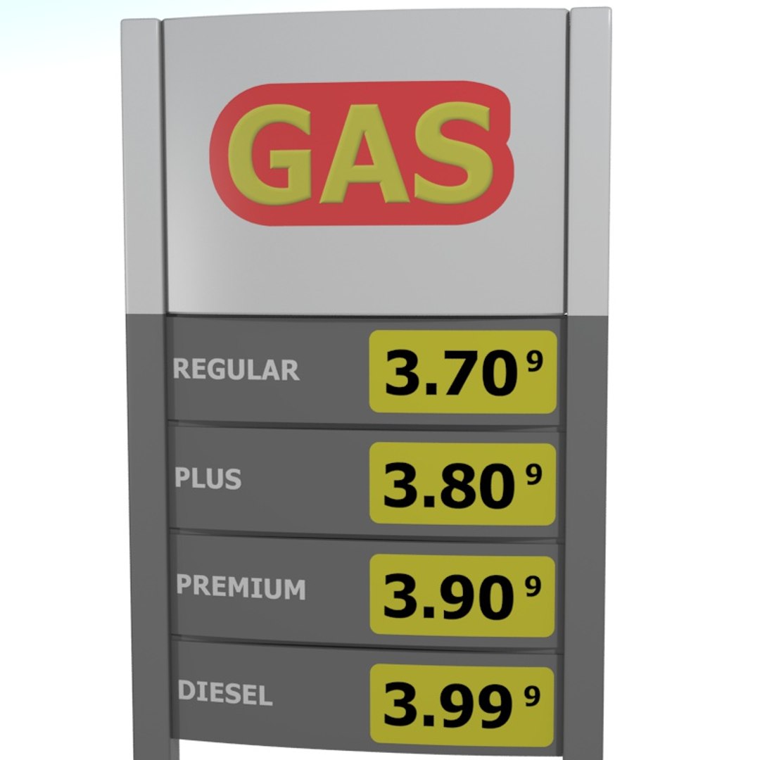 Max Gas Price Sign