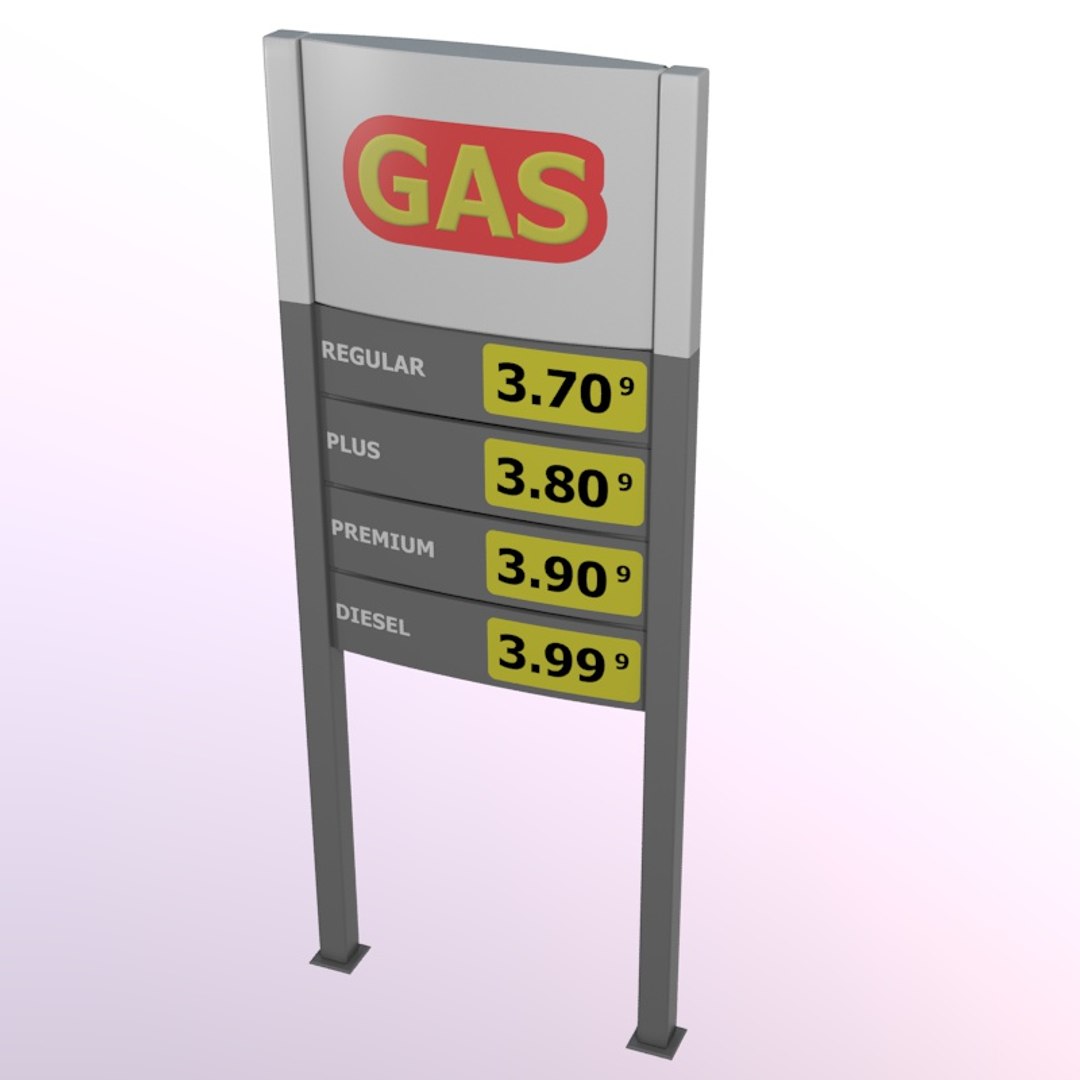 Max Gas Price Sign