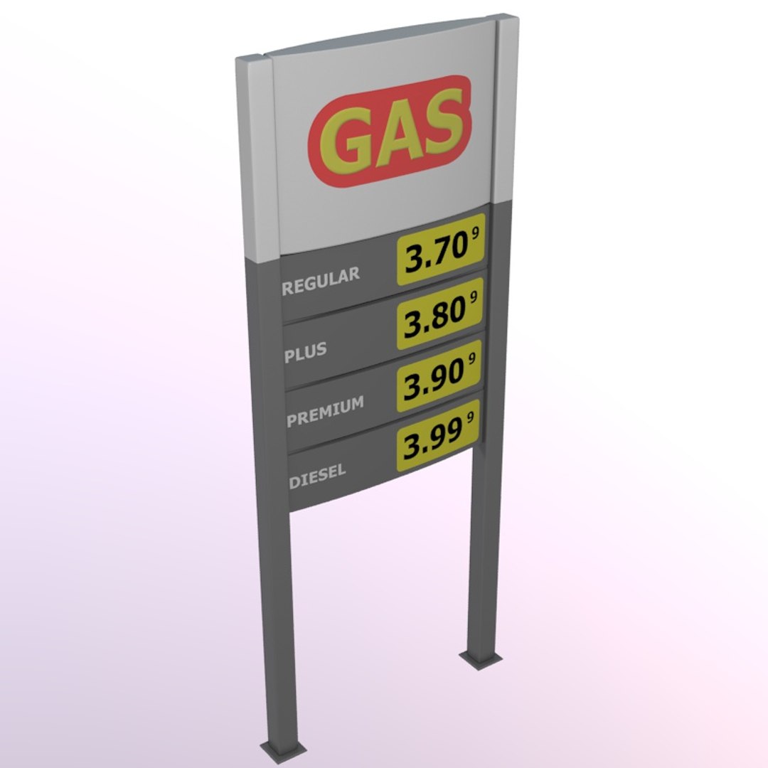 Max Gas Price Sign
