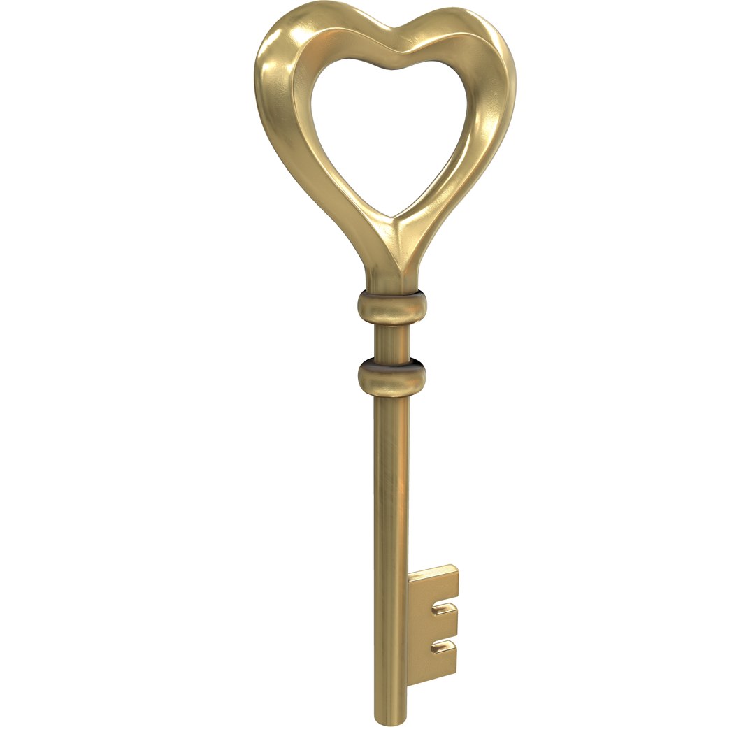 3D Model Key Hart Golden - TurboSquid 2320729