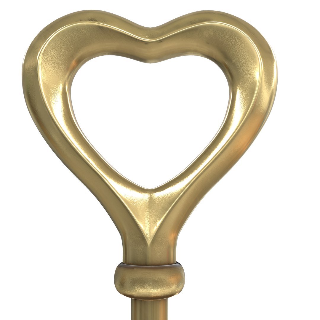 3D Model Key Hart Golden - TurboSquid 2320729