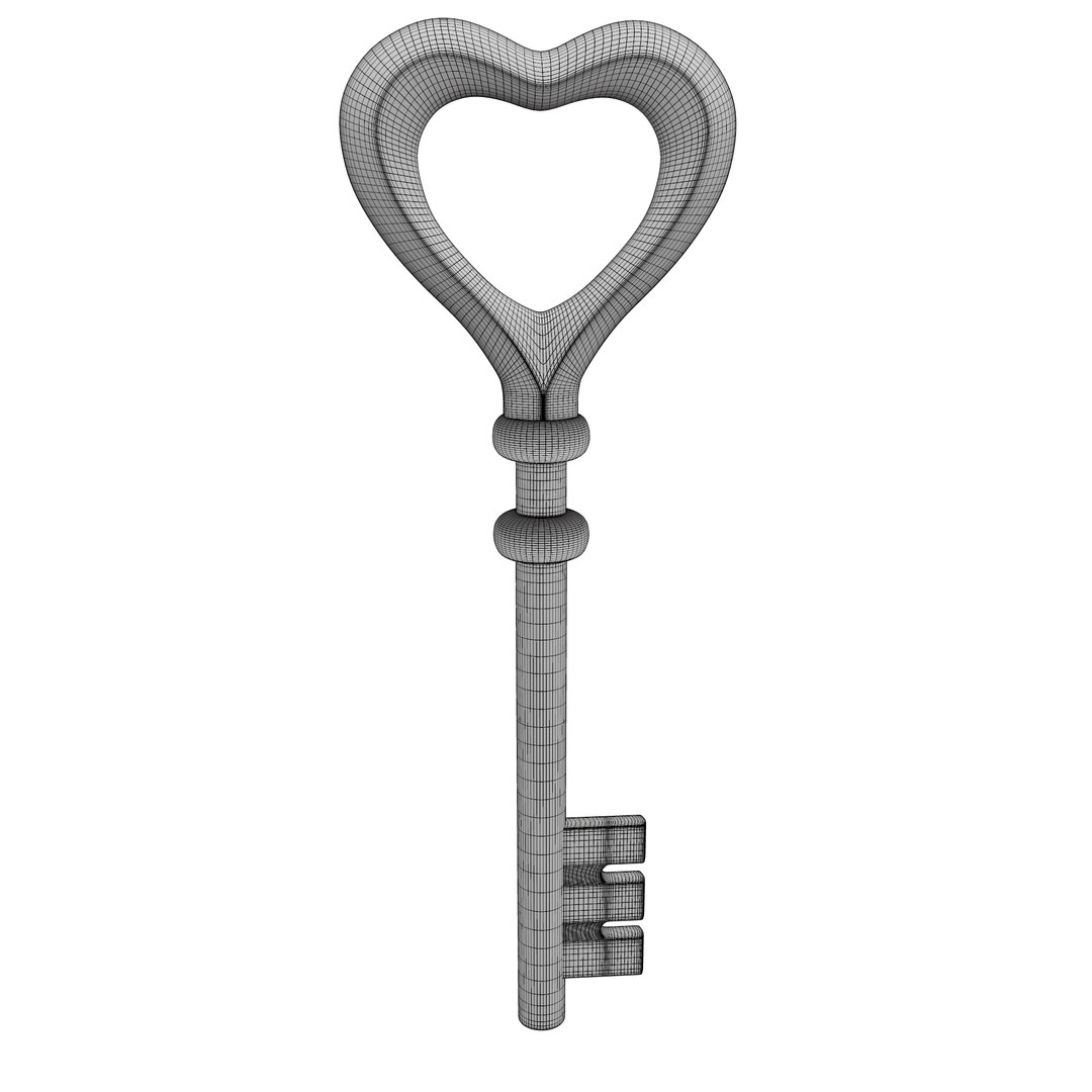 3D Model Key Hart Golden - TurboSquid 2320729