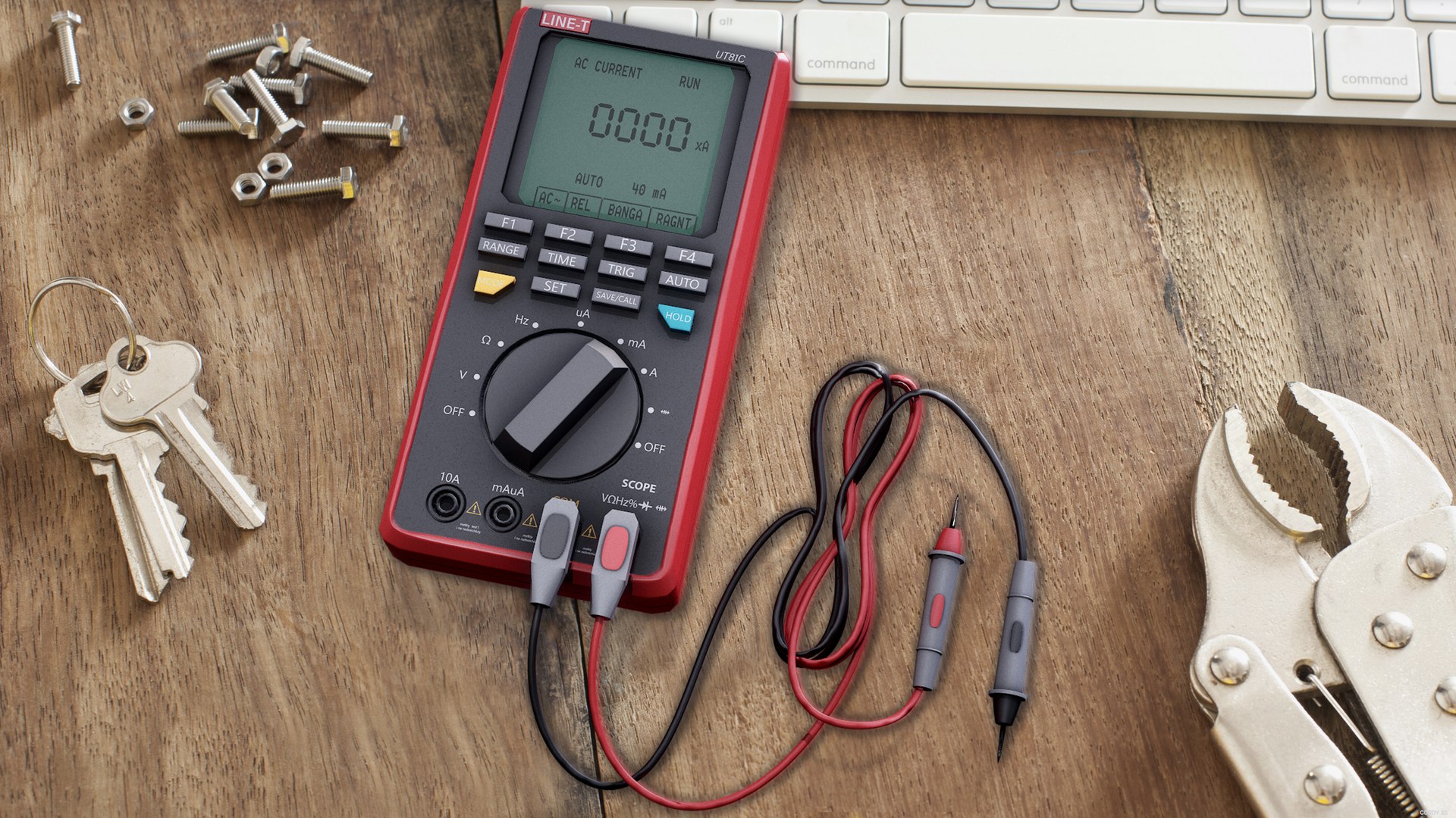 3D Model Red Multimeter - TurboSquid 1663680