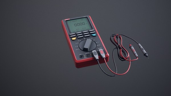 3D model red multimeter - TurboSquid 1663680