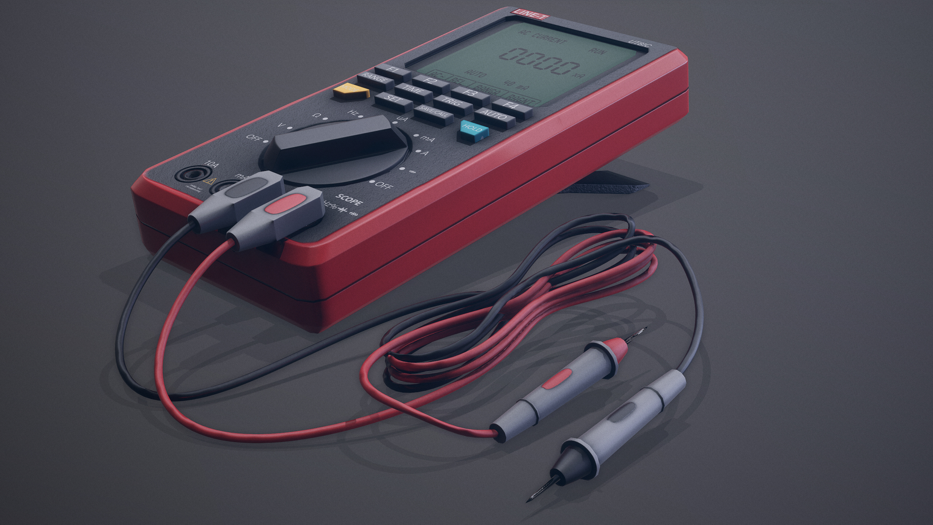 3D model red multimeter - TurboSquid 1663680