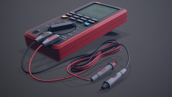 3D model red multimeter - TurboSquid 1663680