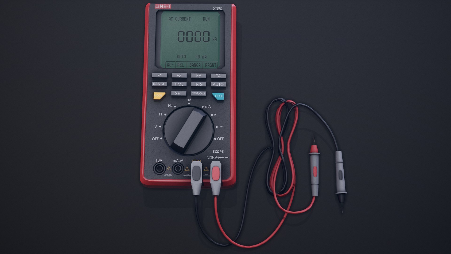 3D Model Red Multimeter - TurboSquid 1663680