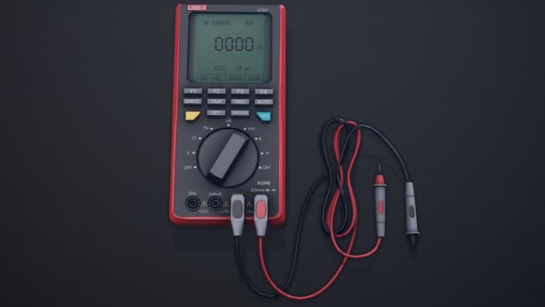 3D model red multimeter - TurboSquid 1663680