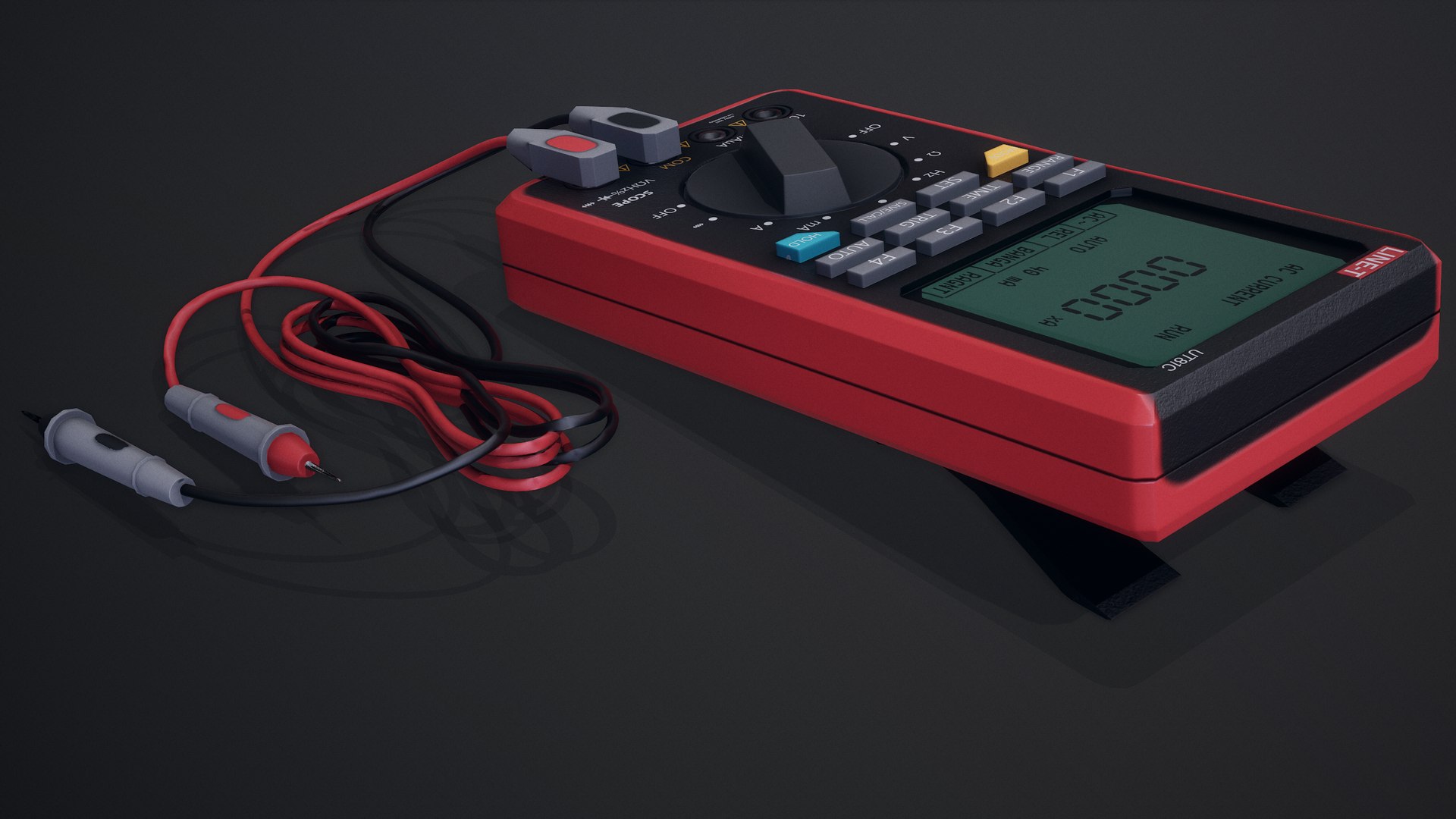 3D Model Red Multimeter - TurboSquid 1663680
