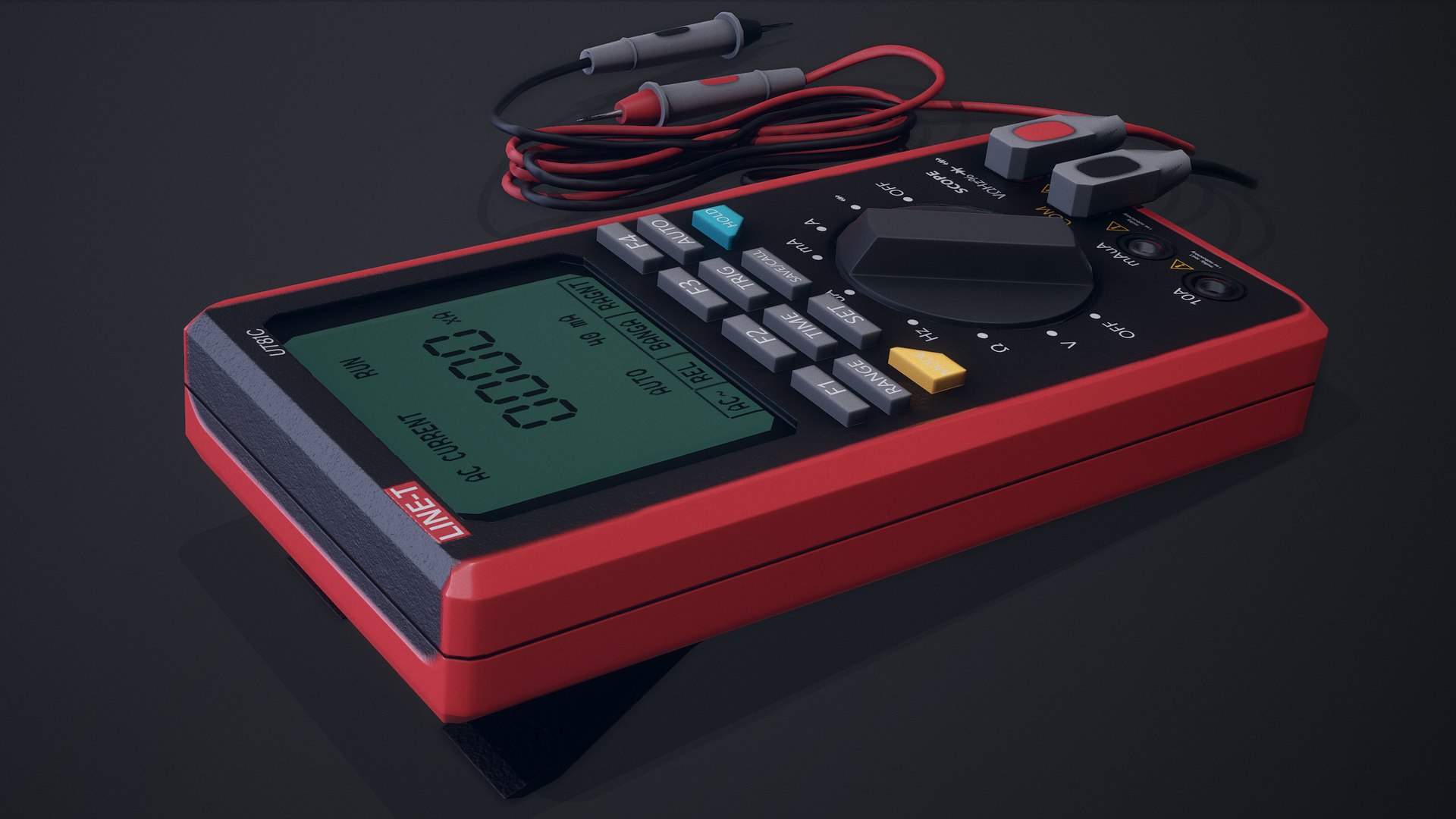 3D Model Red Multimeter - TurboSquid 1663680