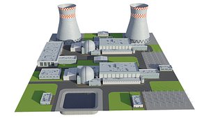 3D Nuclear Power Plant Models - Browse & Download Formats - TurboSquid