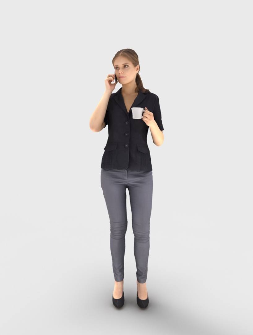 3d architectural people