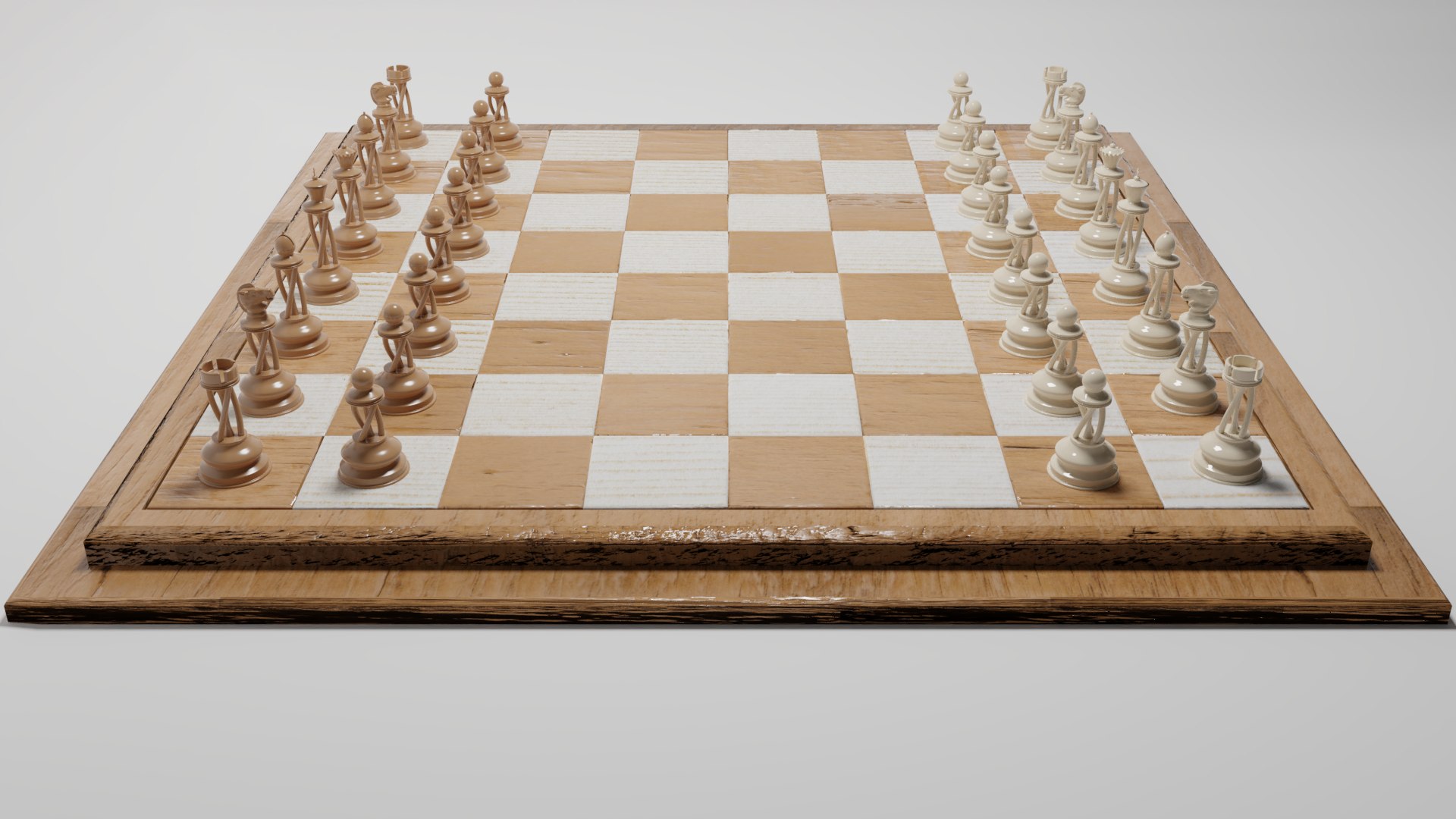 3D Chess Board Model - TurboSquid 1455440