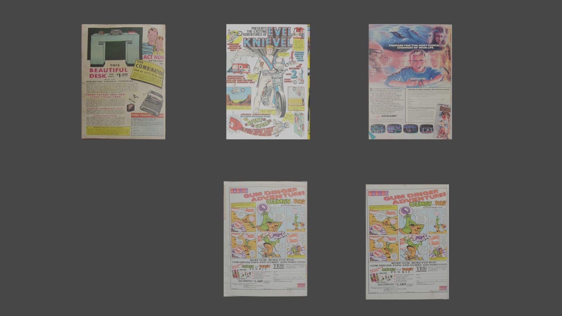 3D Low Poly Vintage Comic Books - TurboSquid 1836316