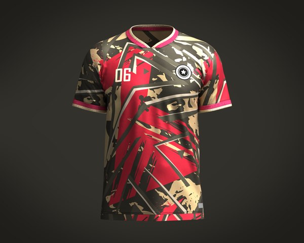 3D Soccer jersey Player-06 - TurboSquid 1945064