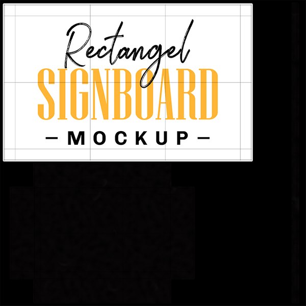 modelo 3d Letrero rectangular - TurboSquid 1662069