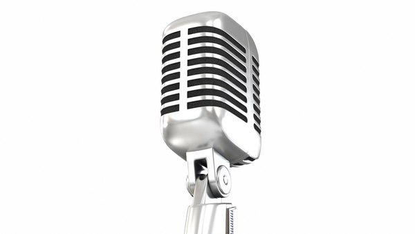 3D Microphone 2 Retro - TurboSquid 1867331