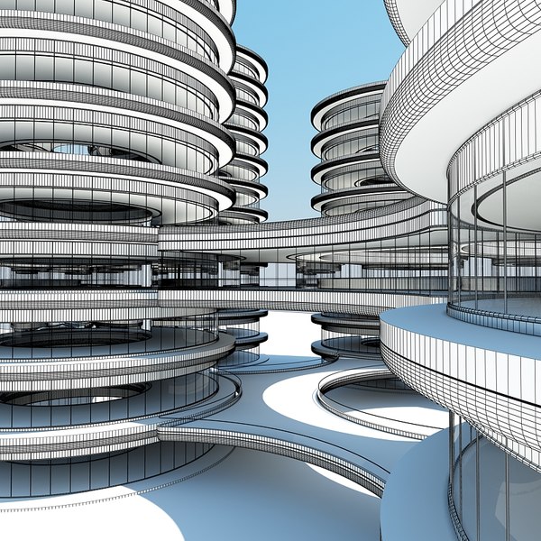 building structure 3d model