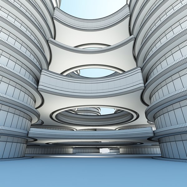 building structure 3d model