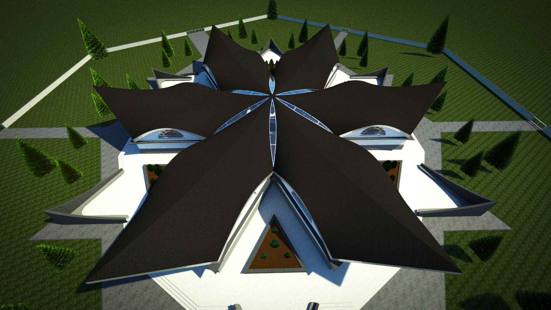 3D Museum Building Structural Interior Model - TurboSquid 1536597