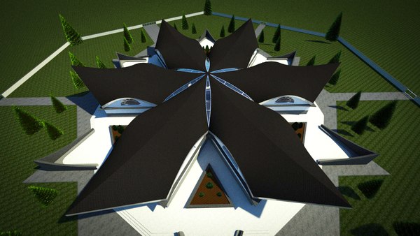 3D museum building structural interior model - TurboSquid 1536597