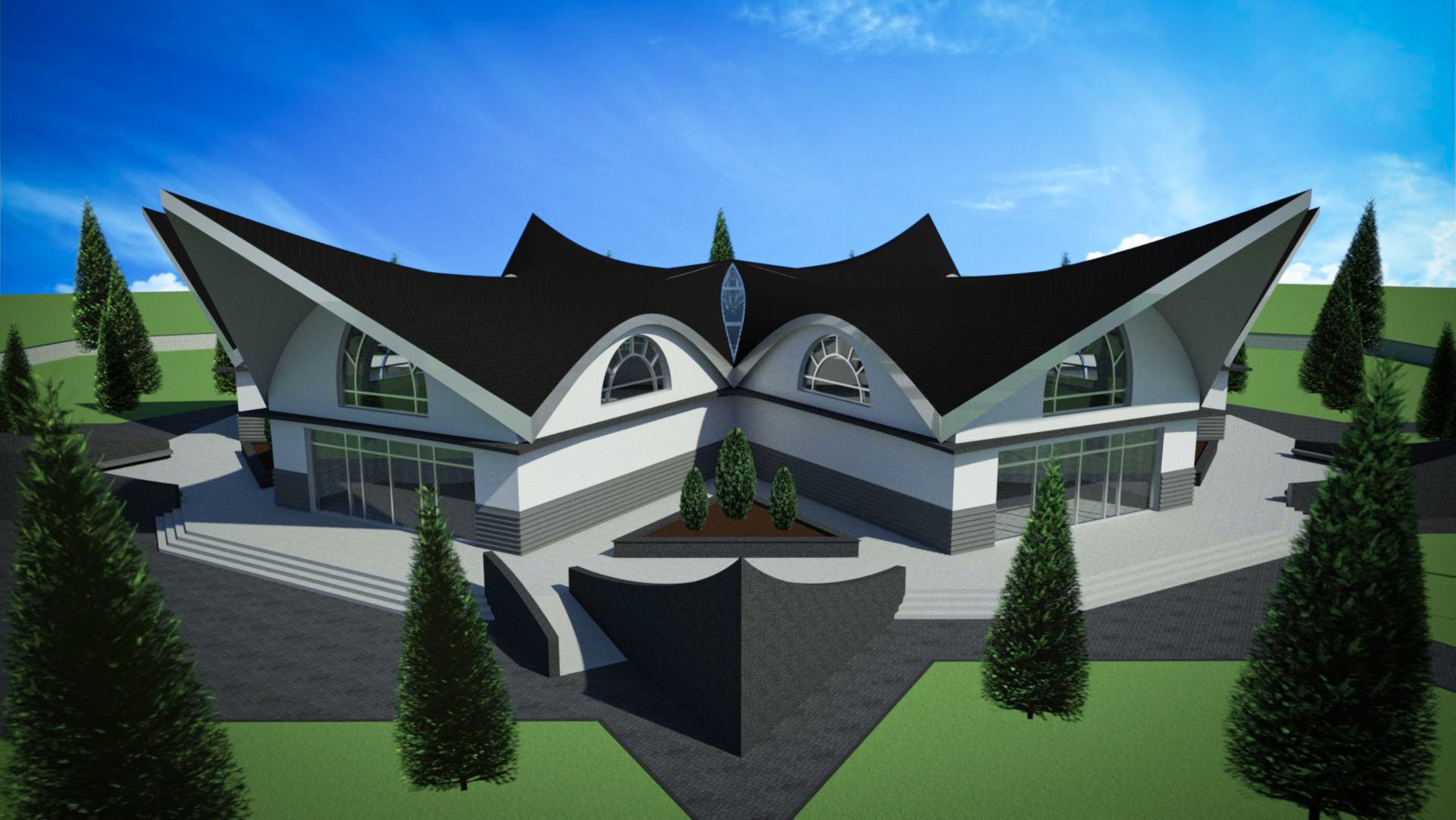 3D Museum Building Structural Interior Model - TurboSquid 1536597