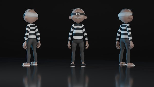 Robber 3D Models for Download | TurboSquid