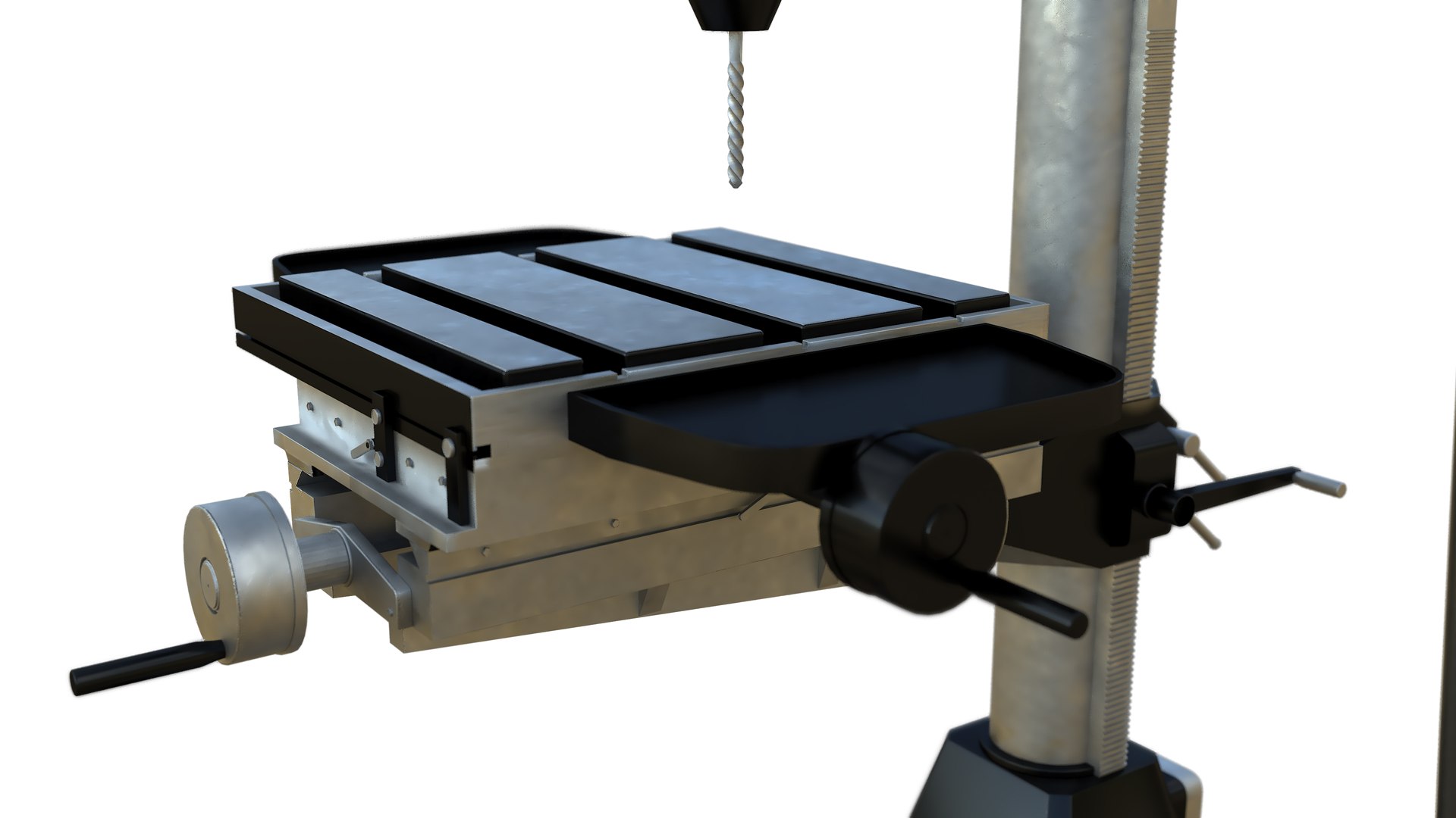 3D Drilling Machine Vertical Model - TurboSquid 2269439