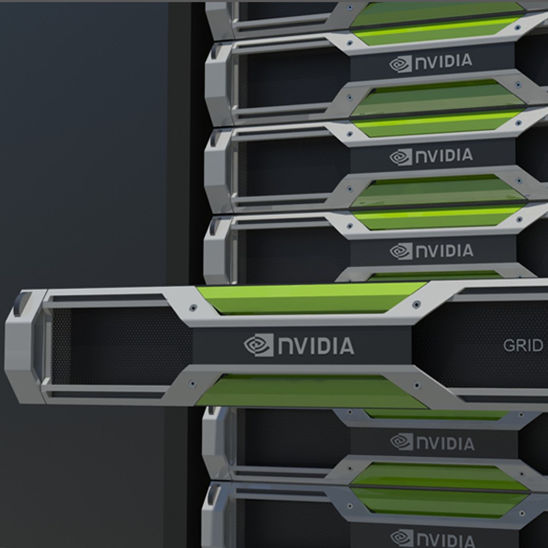 Nvidia Grid K1 Server 3d Model