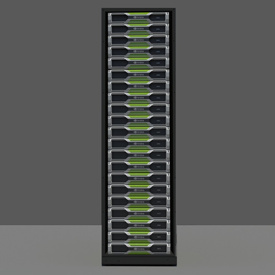 Nvidia Grid K1 Server 3d Model