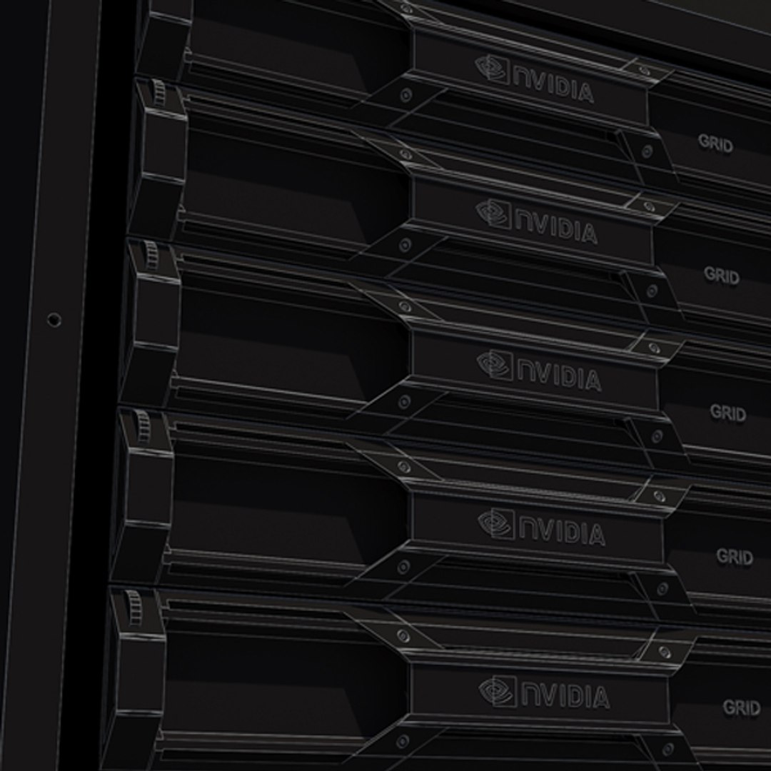 Nvidia Grid K1 Server 3d Model