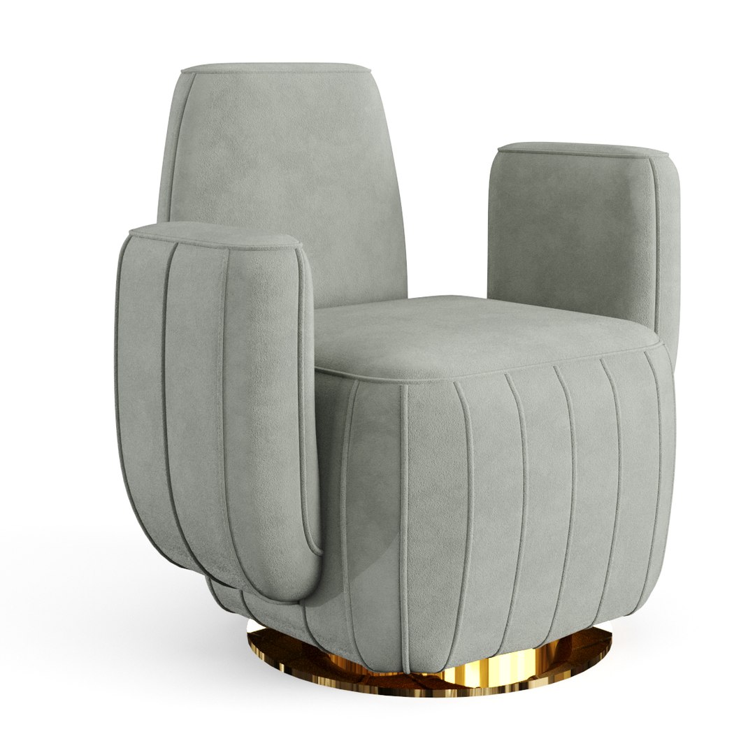 Cactus Shape Armchair 3D Model - TurboSquid 2019069