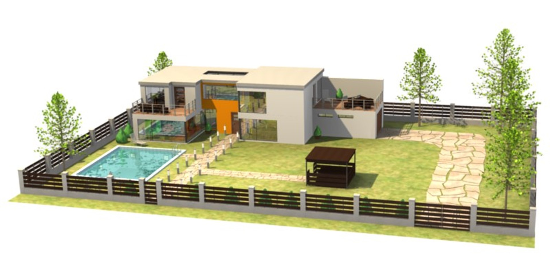 3ds Modern House