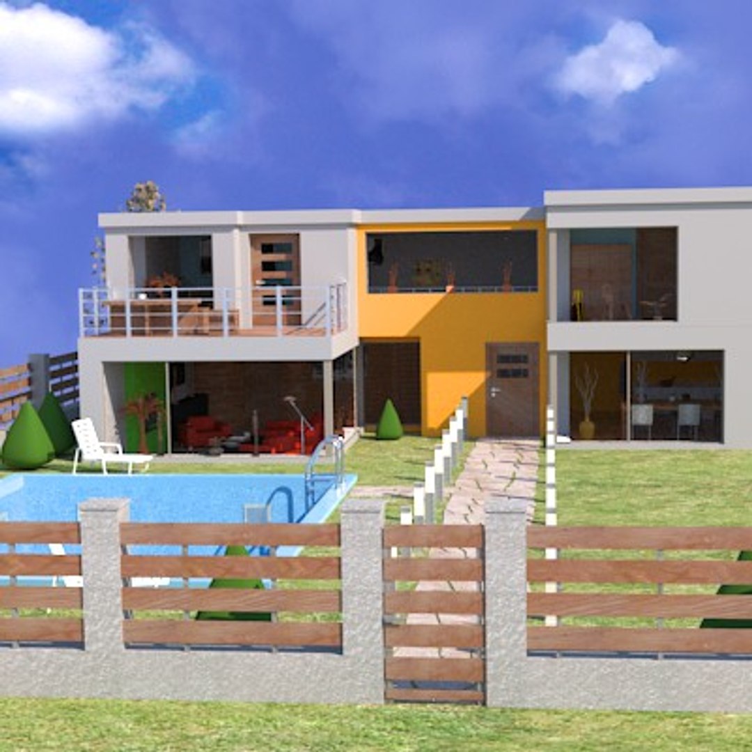 3ds Modern House