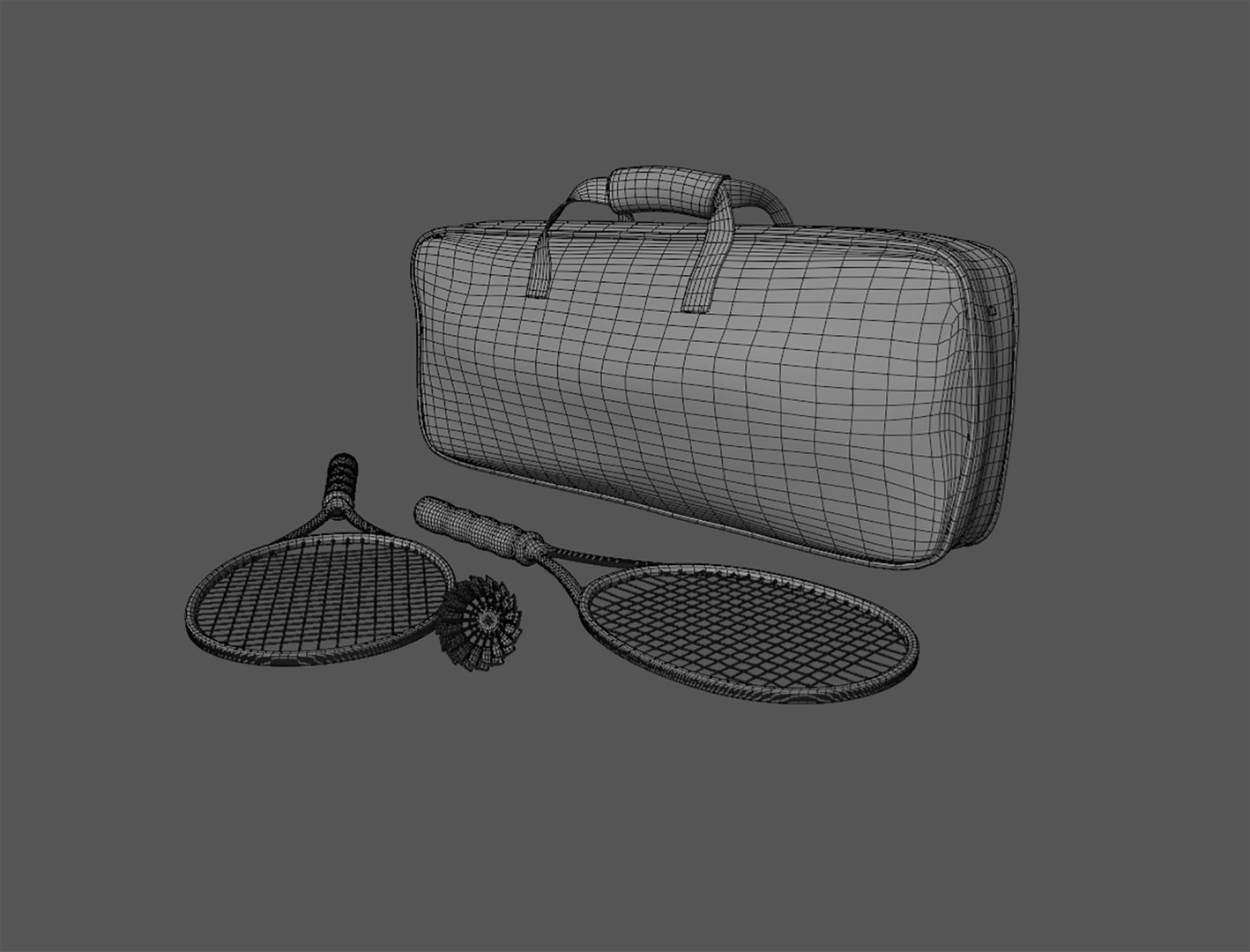 3D Badminton Set - TurboSquid 2423987