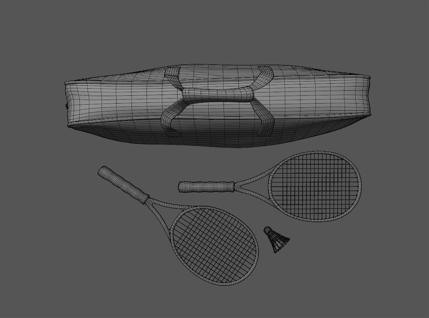 3D Badminton Set - TurboSquid 2423987