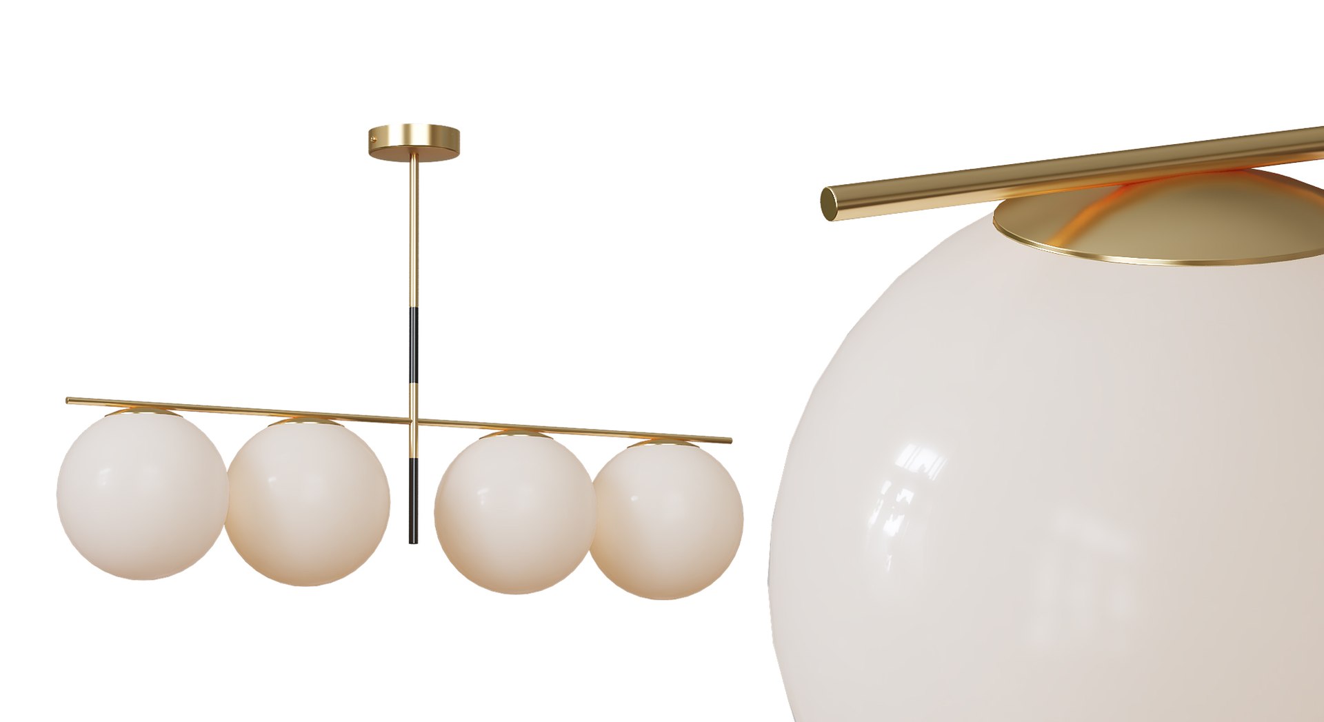 Vesper Linear Chandelier 3D Model - TurboSquid 2210276