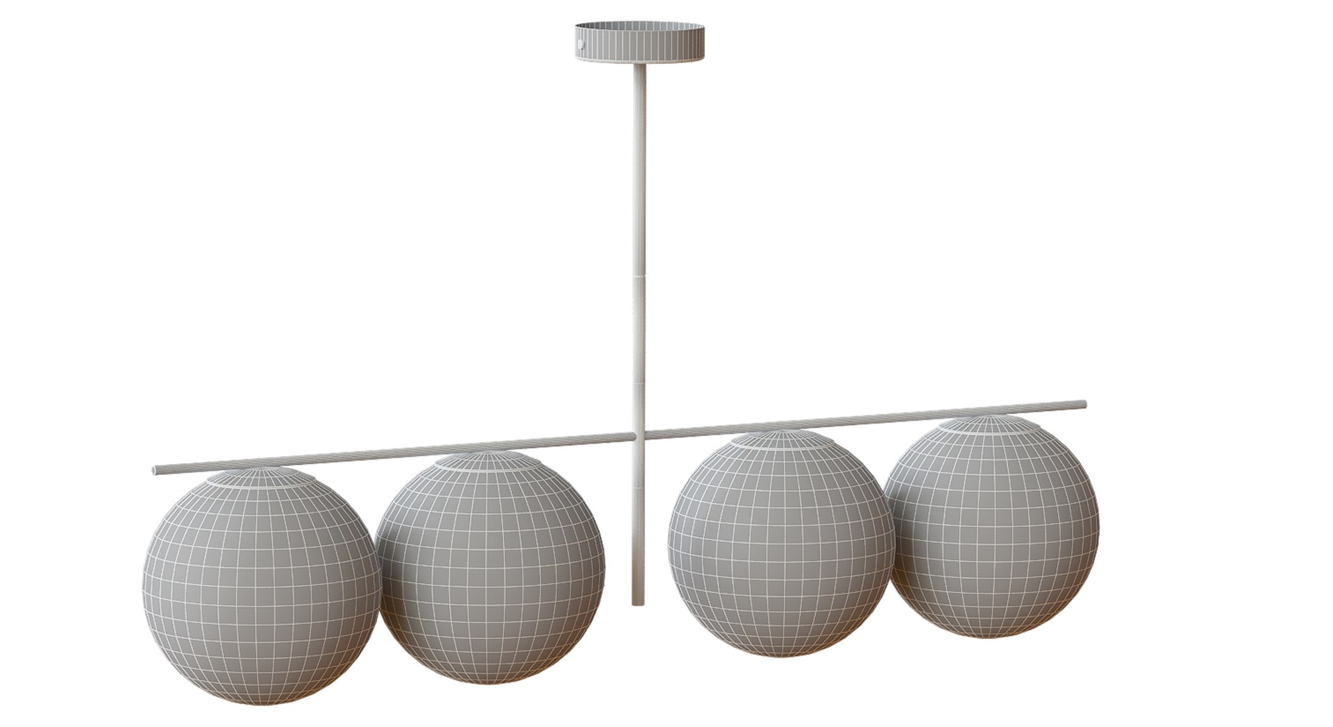 Vesper Linear Chandelier 3D Model - TurboSquid 2210276