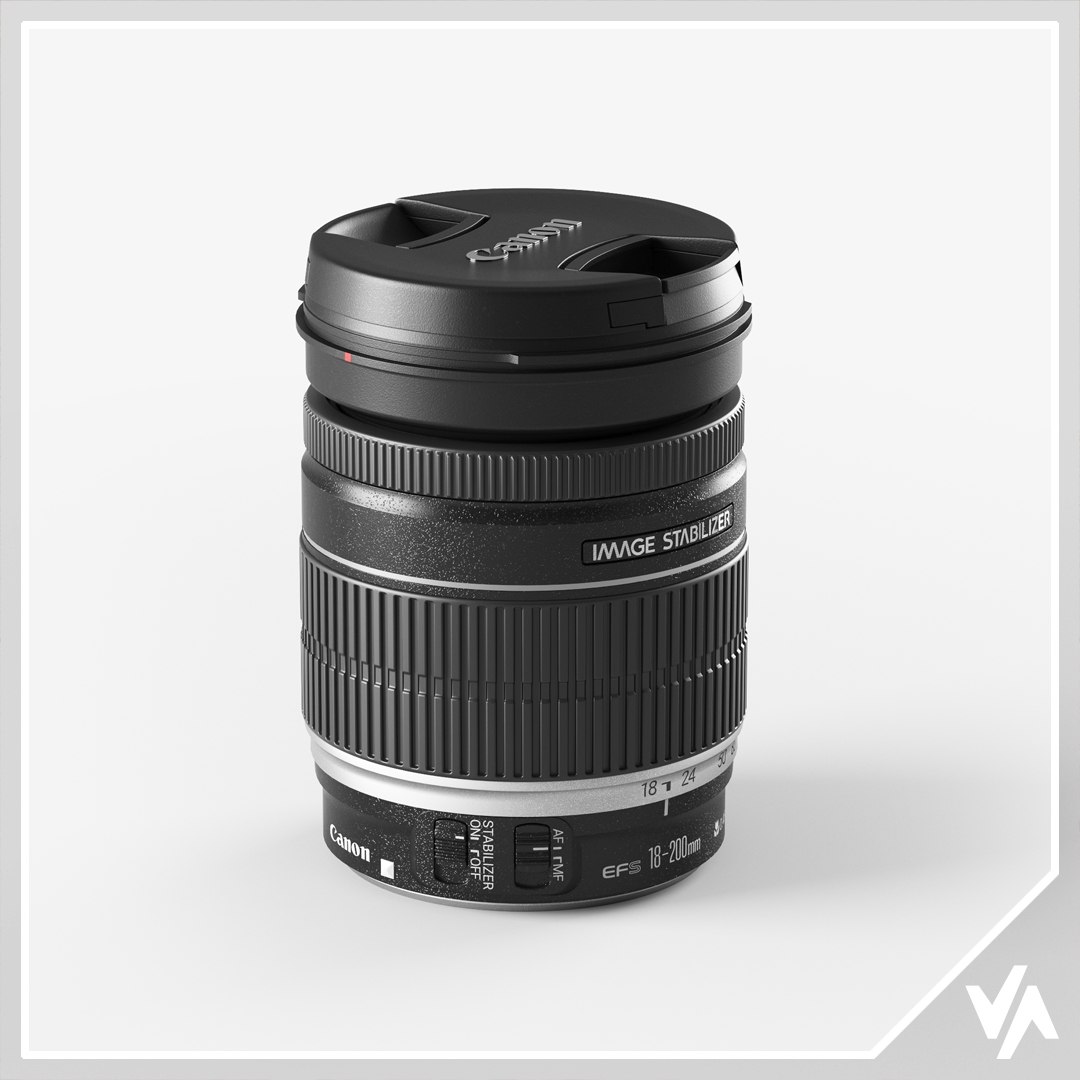 Canon Lens 3D Model - TurboSquid 1456477