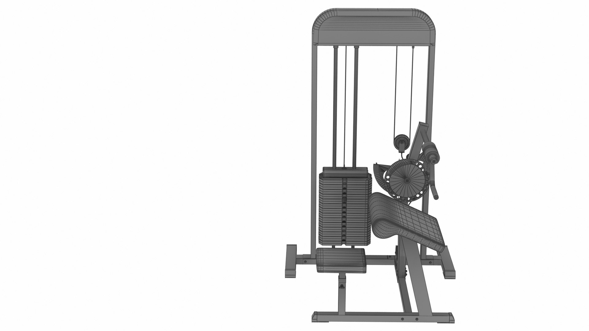 GYM Arm Curl Machine 2 - Triceps Mode 3D Model - TurboSquid 1926941