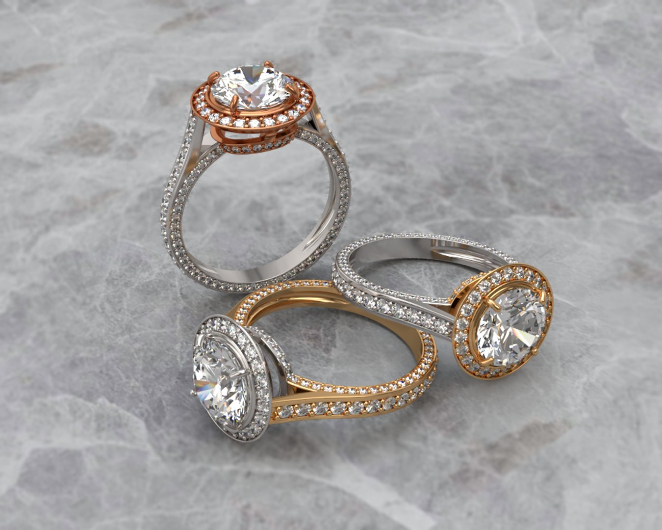 Diamond Ring Model - TurboSquid 1898127